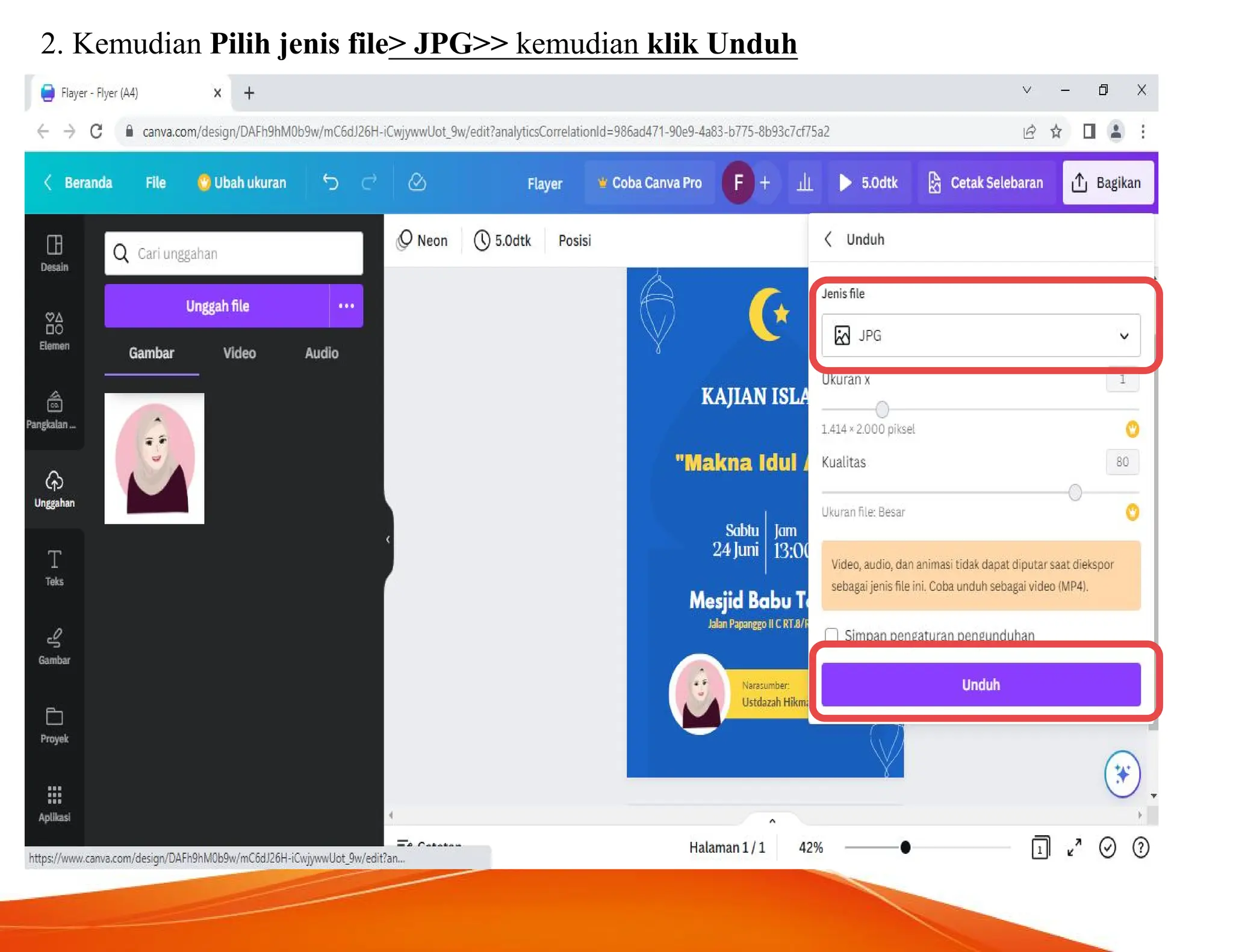 Materi pelatihan canva membuat desain dengan canva | PDF