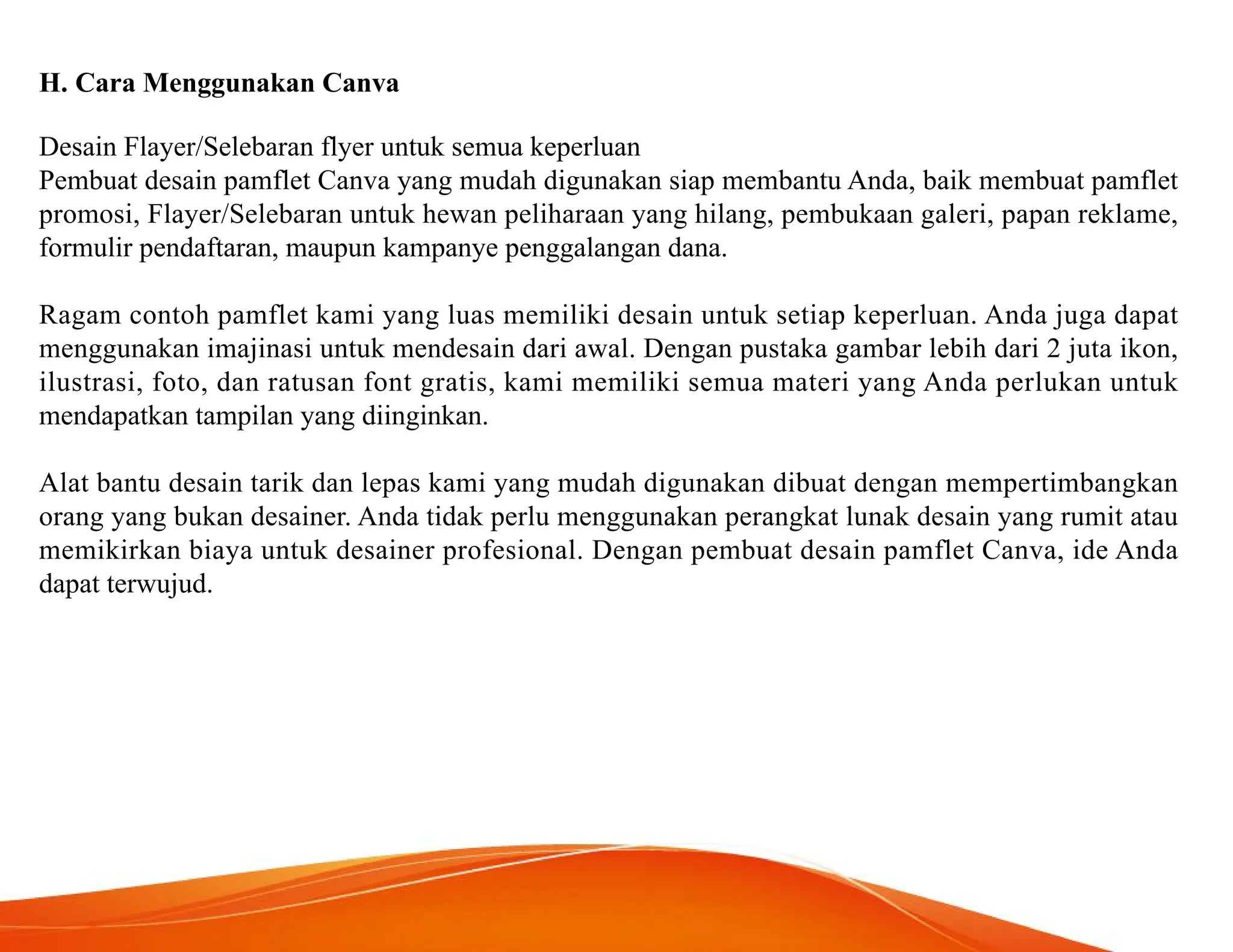 Materi pelatihan canva membuat desain dengan canva | PDF