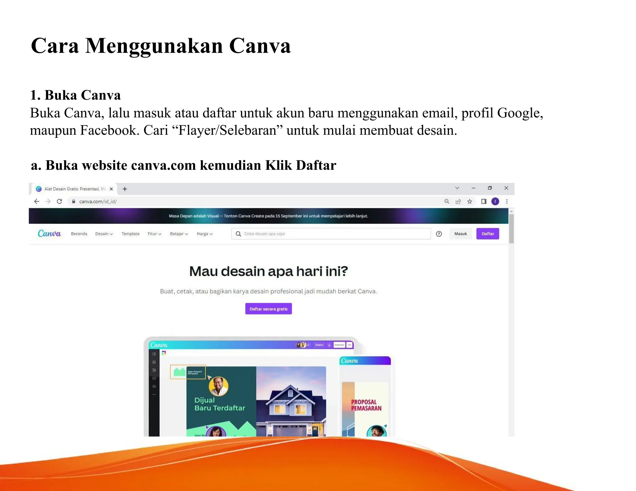 Materi pelatihan canva membuat desain dengan canva | PDF