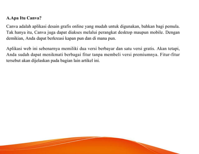 Materi pelatihan canva membuat desain dengan canva | PDF