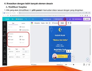 Materi pelatihan canva membuat desain dengan canva | PDF
