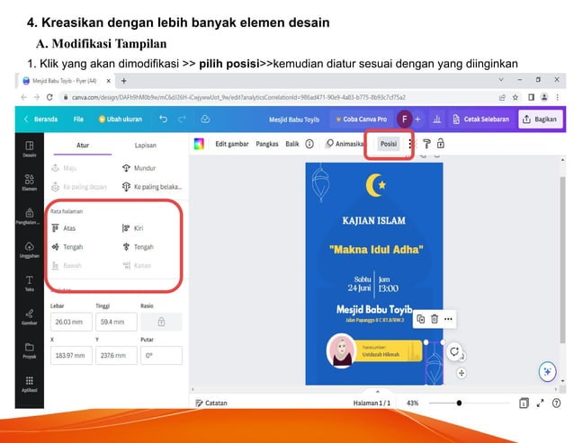 Materi pelatihan canva membuat desain dengan canva | PDF
