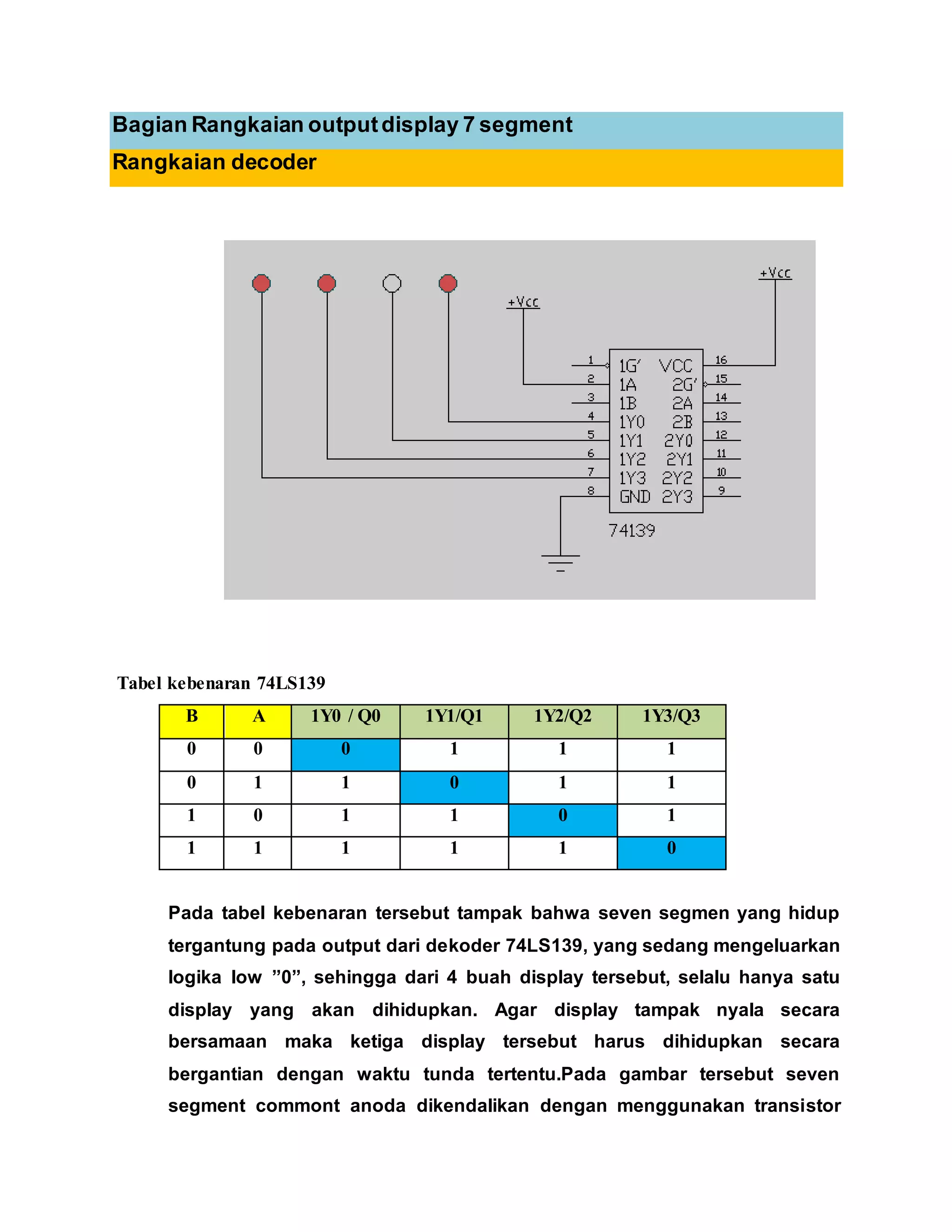 Materi praktek-10-pemrograman-output-display-7-segment | PDF