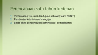 materi rapat tp 2024-2025 pengenalan dan rencana kerja 1 tahun | PPTX