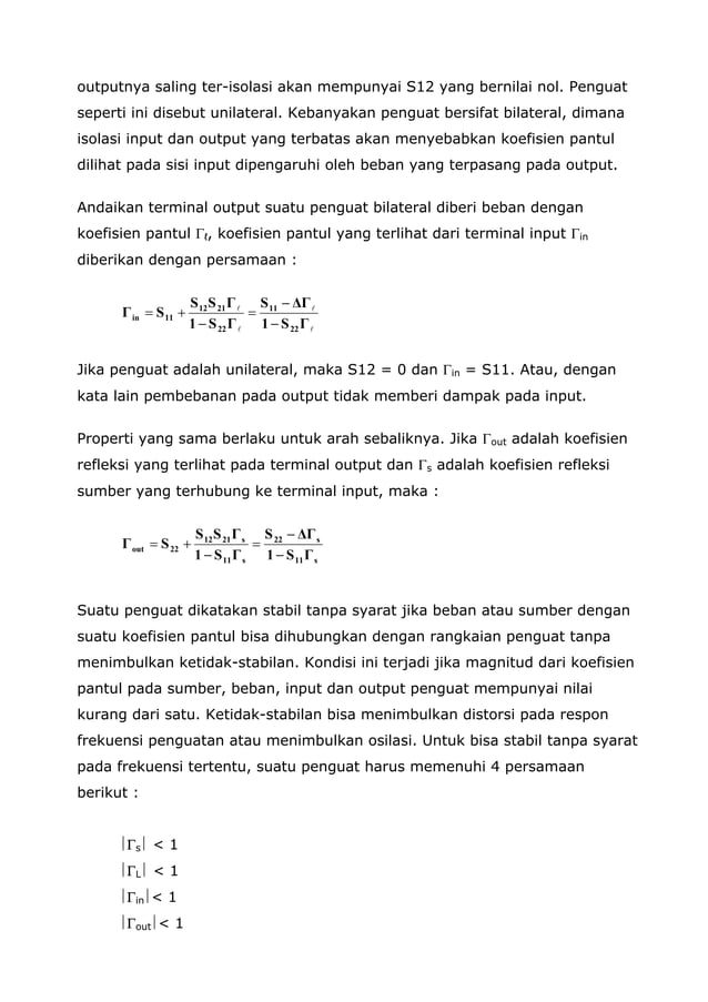 Materi s-parameter | PDF