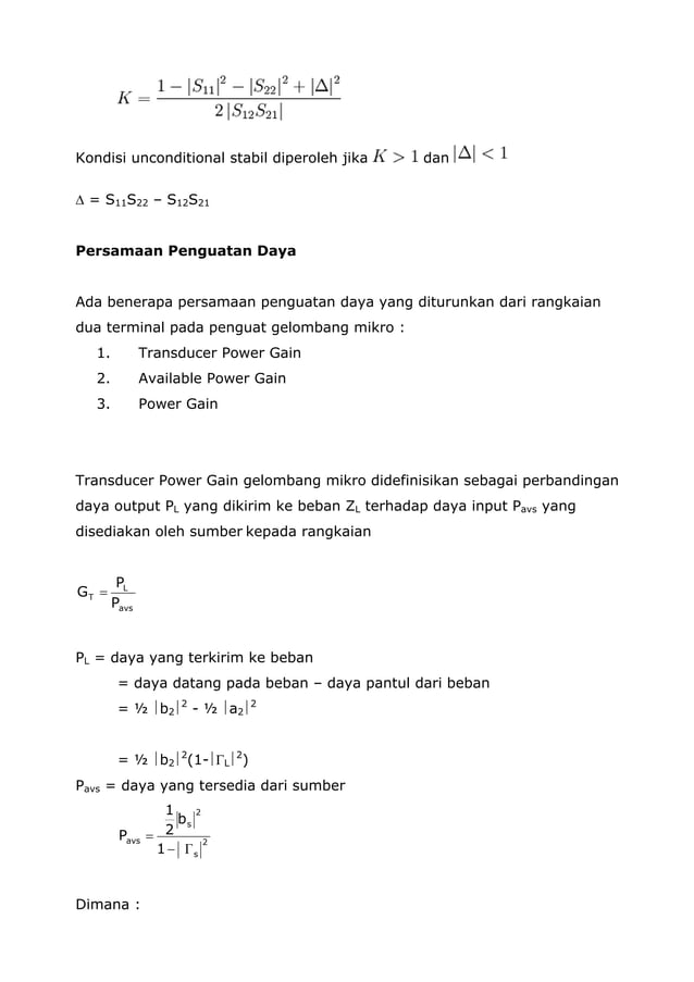 Materi s-parameter | PDF