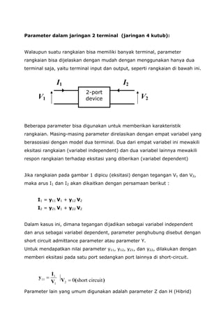 Materi s-parameter | PDF