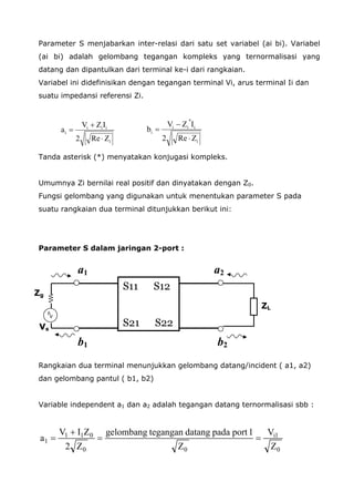 Materi s-parameter | PDF