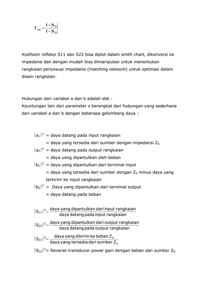 Materi s-parameter | PDF