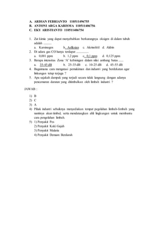 Materi soal-uas-k3-smt-1 | DOCX