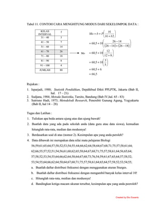 Materi statistik2 | PDF
