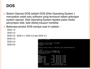 Sistem Operasi | PPTX