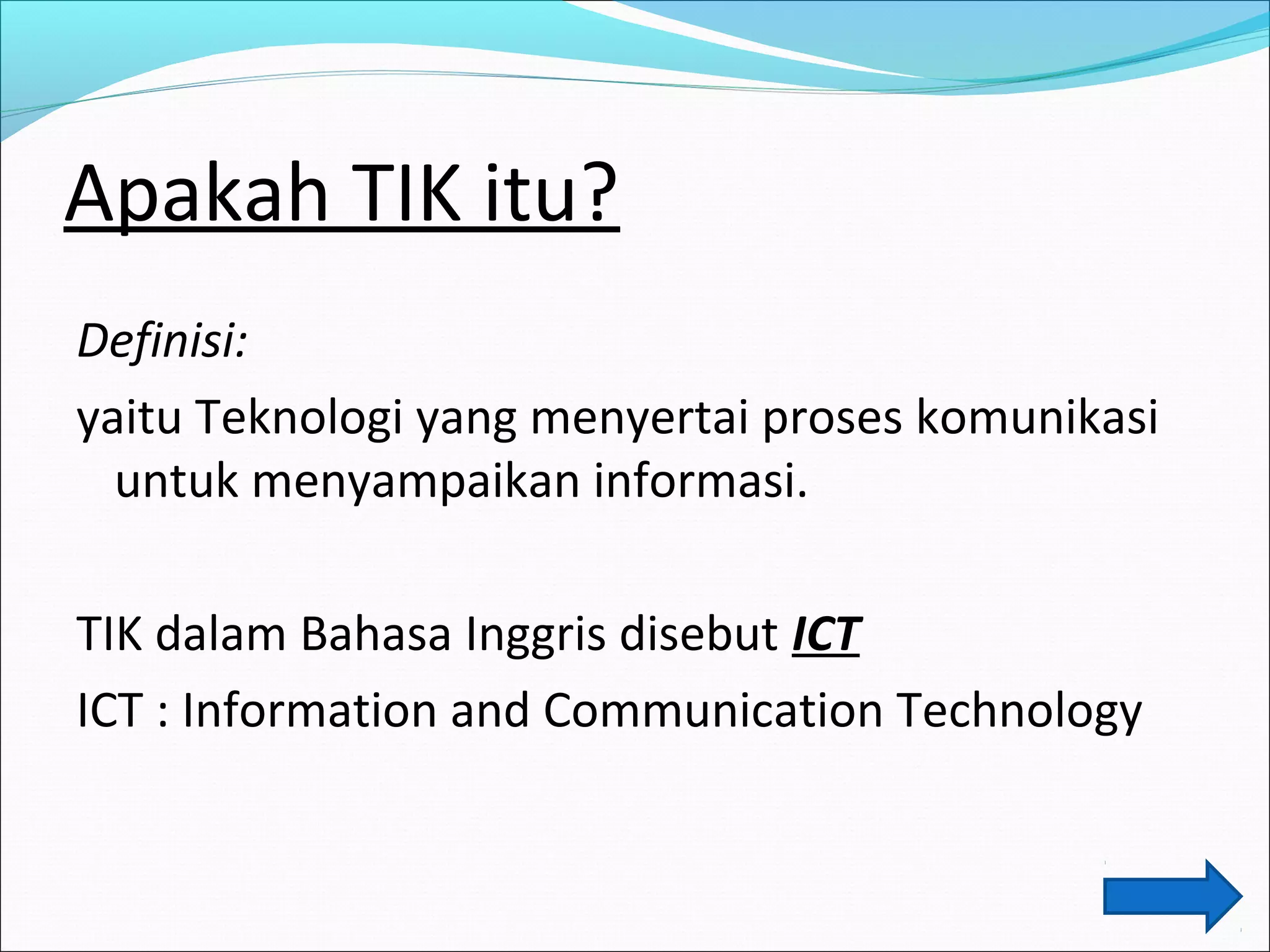 Materi tik-1 | PPT