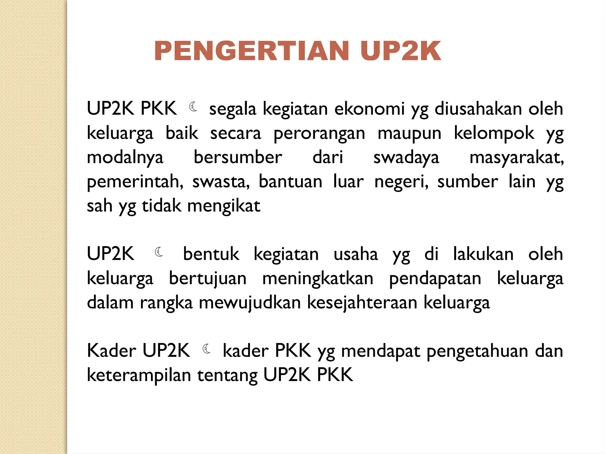 Materi-UP2K-Baru.Pembentukan UP2K PKKpptx | PPTX