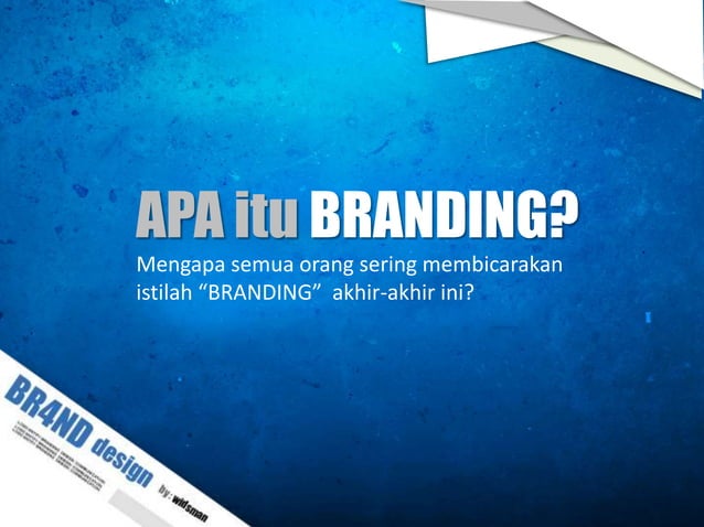Materi 01 branding design-widsman | PPTX