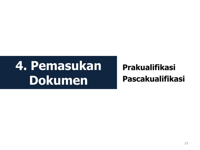 Materi 04 Pelaksanaan Pengadaan Barang/Jasa | PPTX