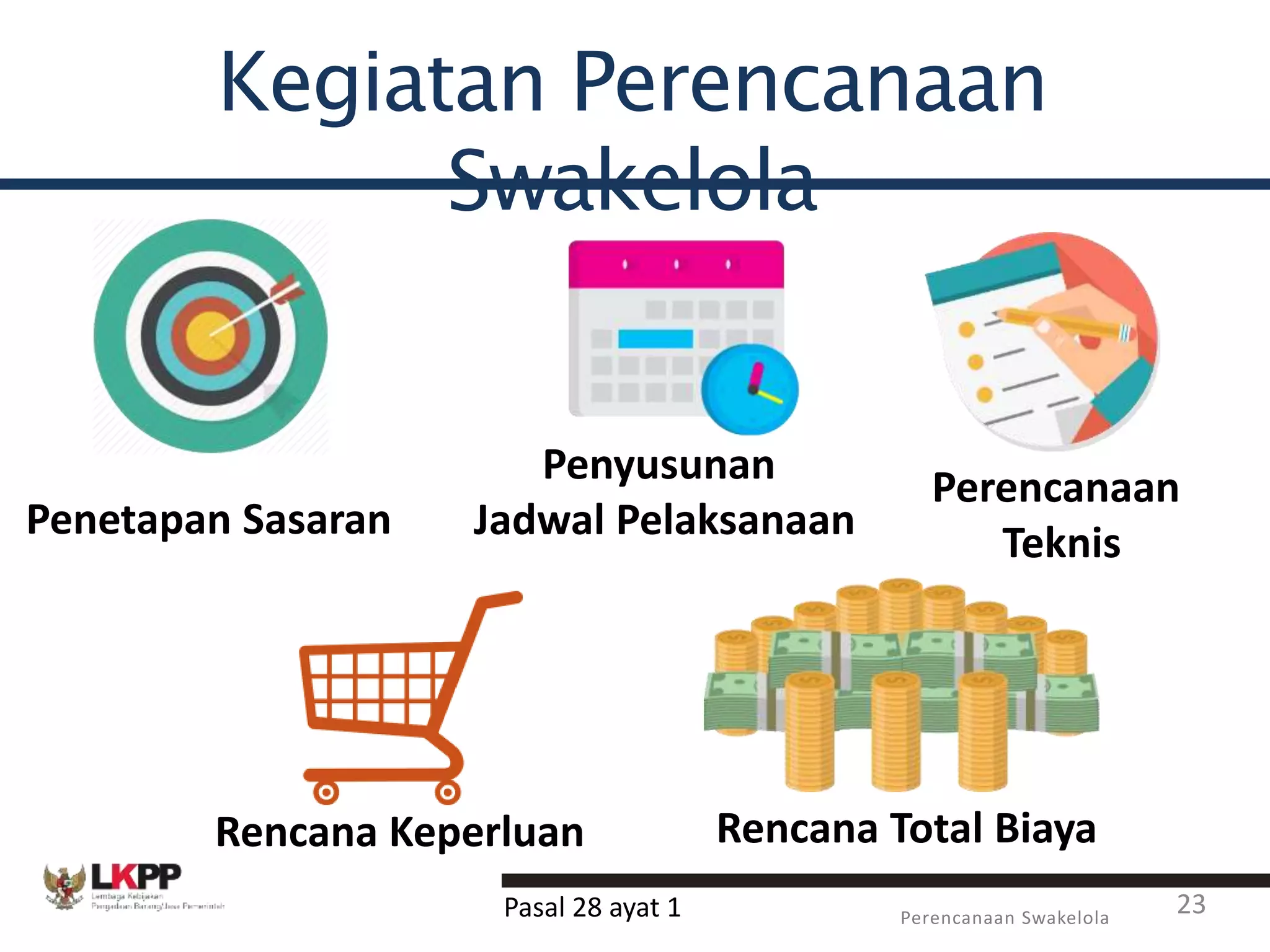 Materi 05 Pengadaan Barang/Jasa Secara Swakelola | PPTX