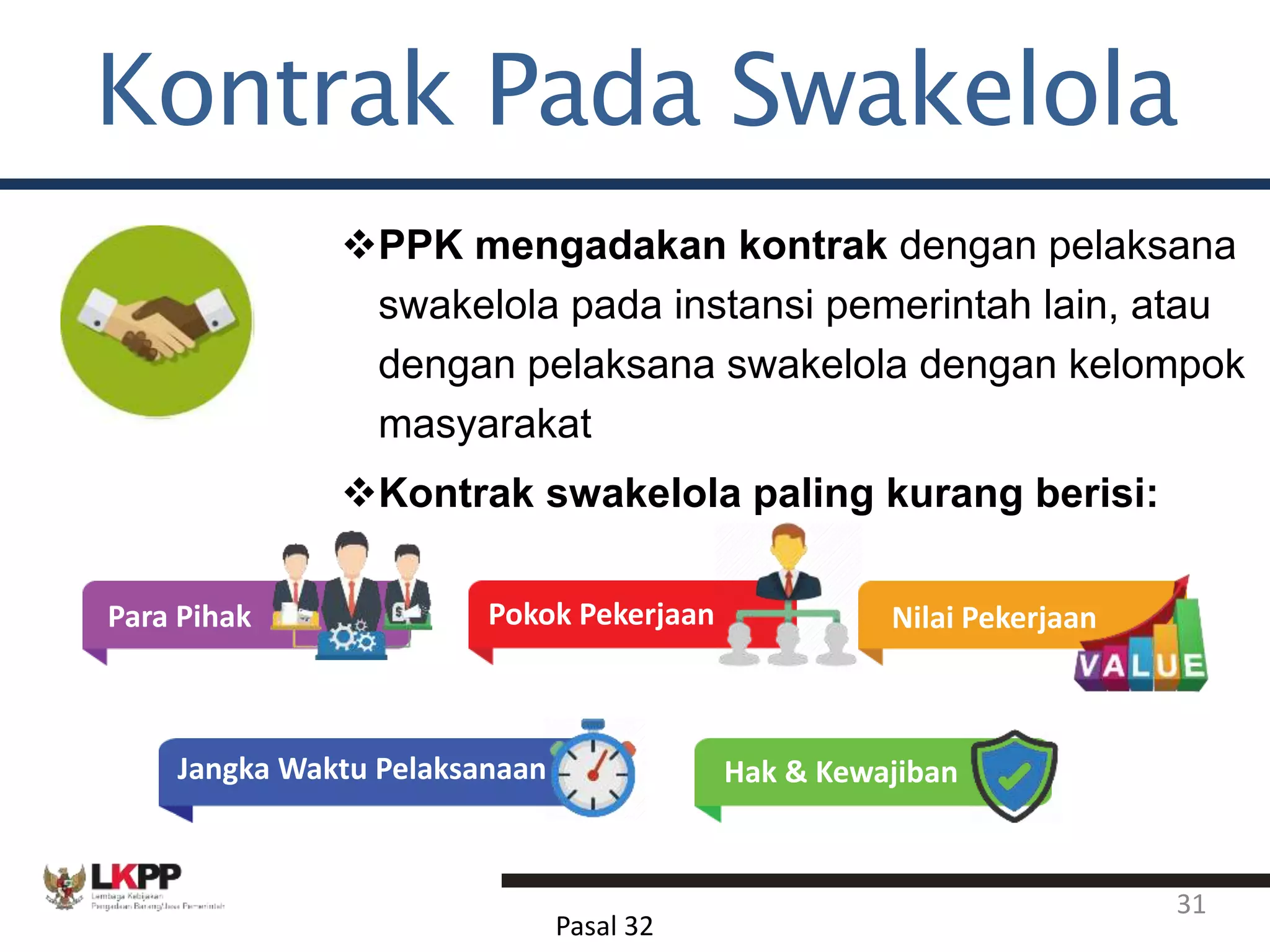 Materi 05 Pengadaan Barang/Jasa Secara Swakelola | PPTX