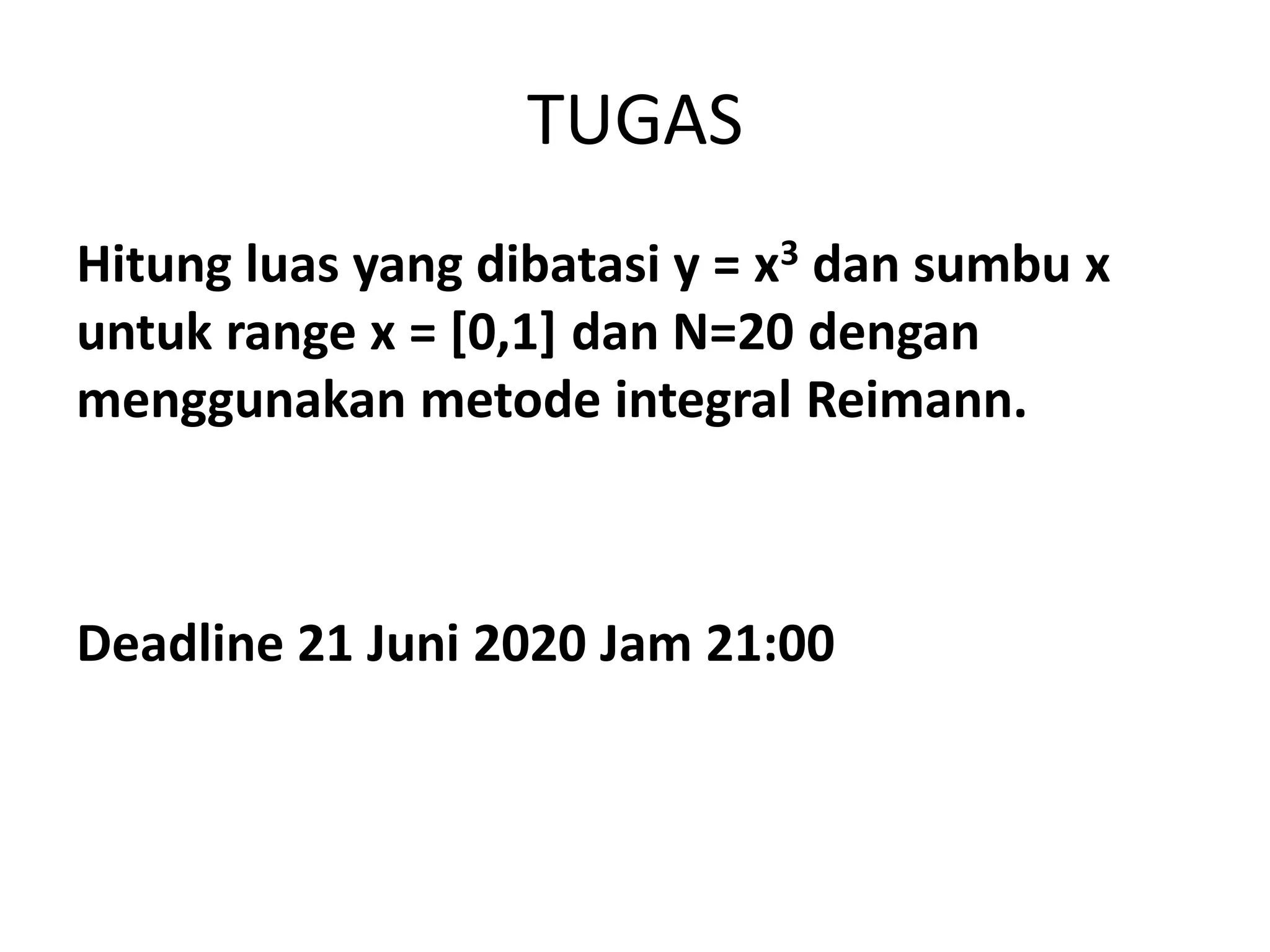 Integrasi numerik metode riemann | PDF