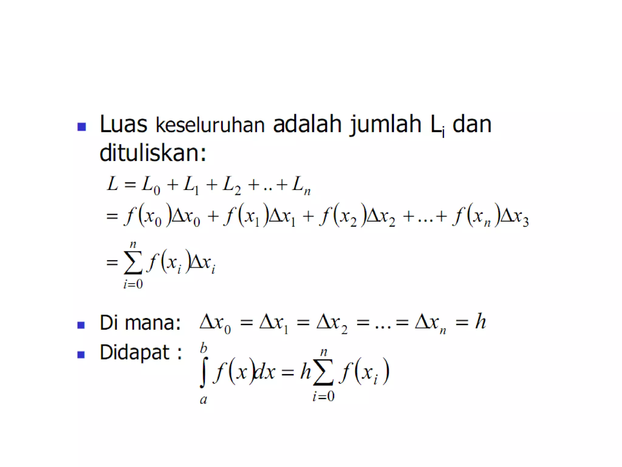 Integrasi numerik metode riemann | PDF