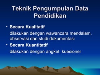 Data Dasar Perencanaan Pendidikan | PPT