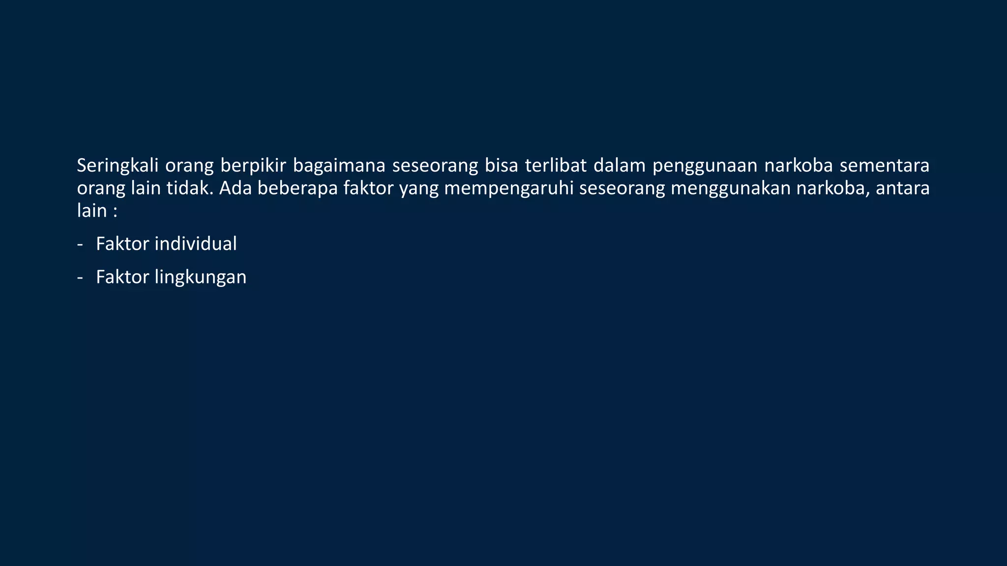 Sosialisasi Darurat Narkoba | PPTX