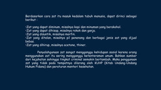 Sosialisasi Darurat Narkoba | PPTX