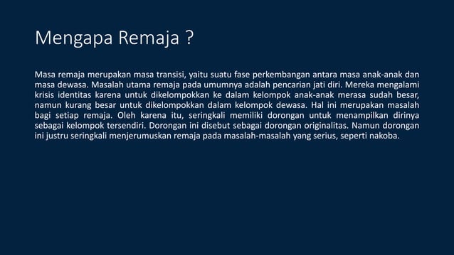 Sosialisasi Darurat Narkoba | PPTX