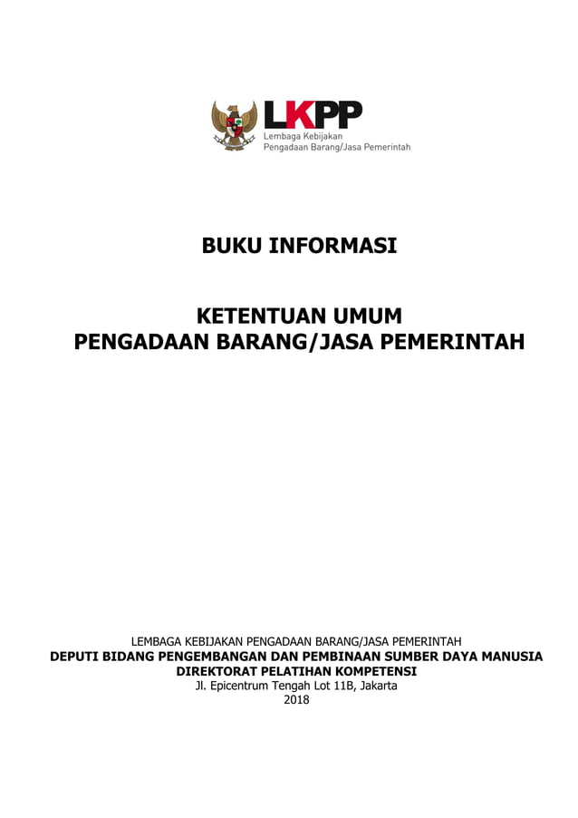Materi 1. ketentuan umum | PDF