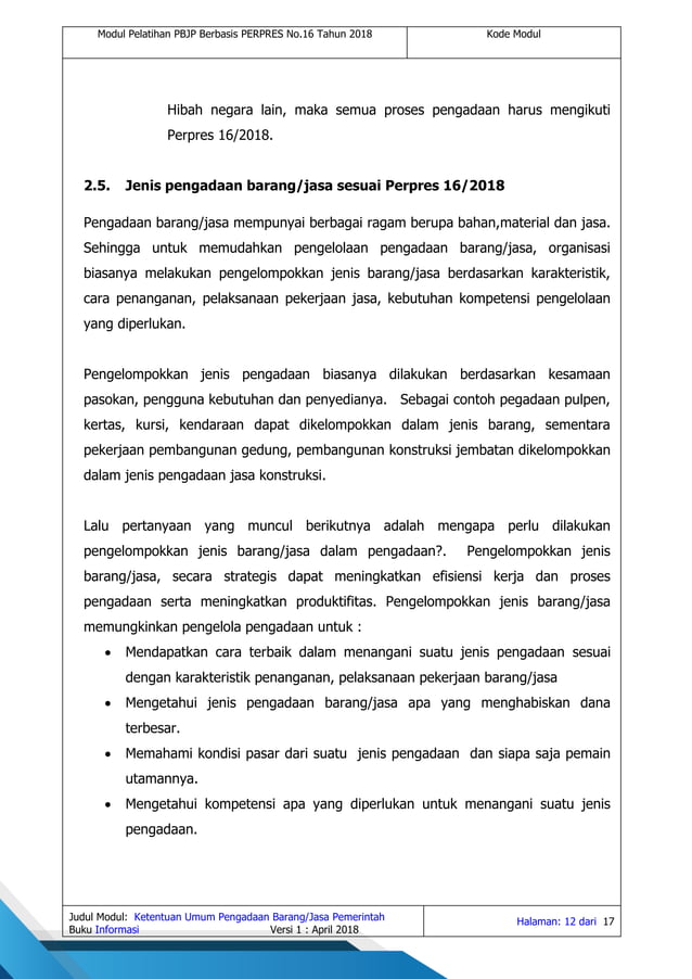 Materi 1. ketentuan umum | PDF