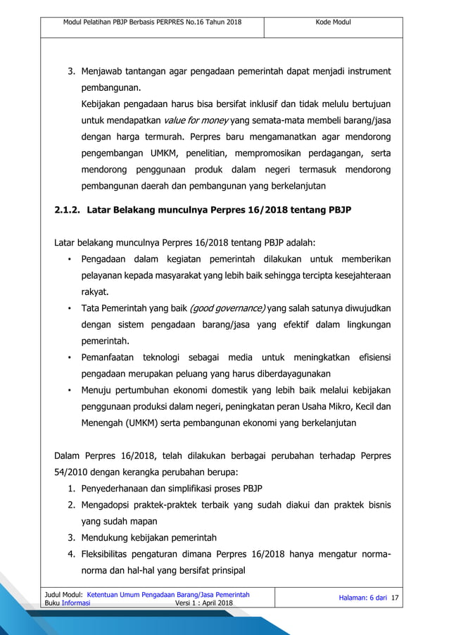 Materi 1. ketentuan umum | PDF