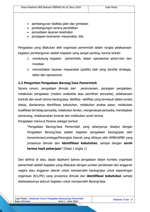Materi 1. ketentuan umum | PDF