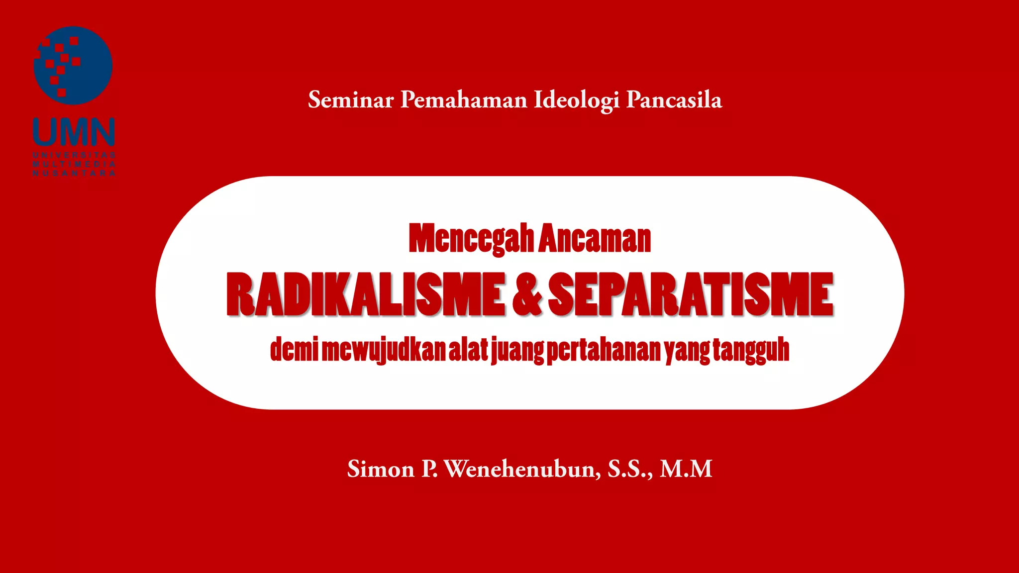 Melawan radikalisme dengan memperkuat Pancasila | PDF