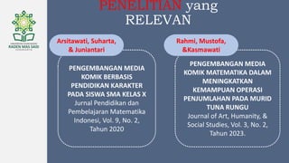 MATERI komik matematika membuat komik yang inovatif.pptx