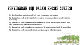 Materi tentang Suksesi Hutan dan Ekosistem | PPTX