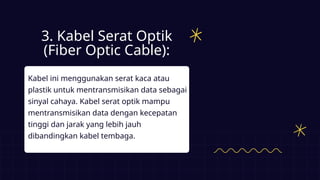 Materi Jaringan Kabel dan Nirkabel SMK Global Mulia | PPTX