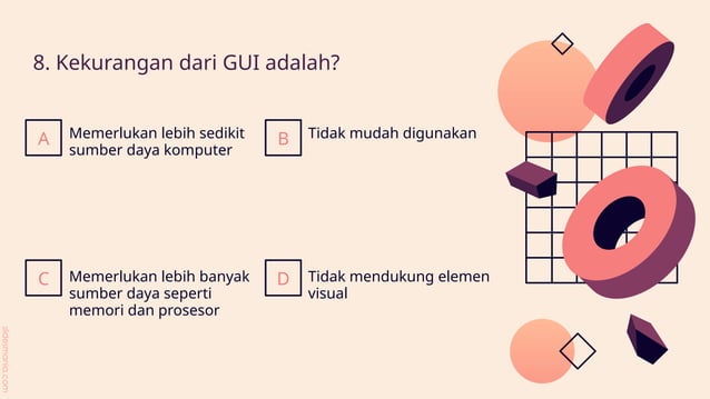 Materi 1.pptx pengenalan antar muka pengguna grafis GUI | PPT