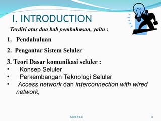 Tentang Sistem Komunikasi Seluler Analog | PPT