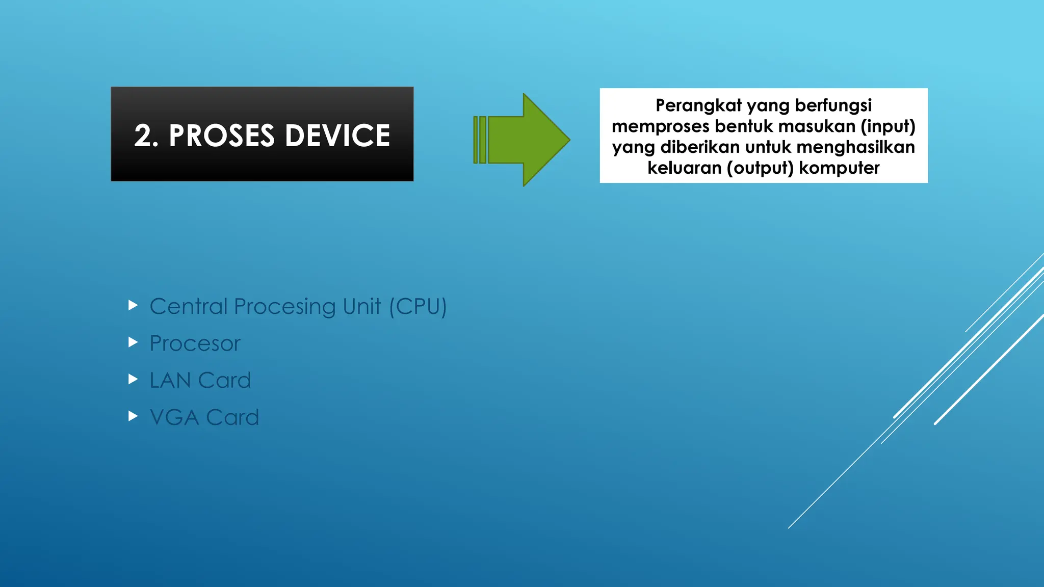 Materi 1 - Dasar Komputer arsitektur komputer | PPTX