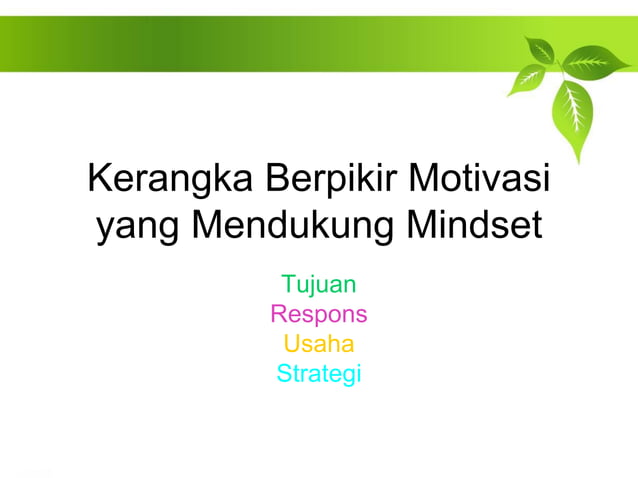 Mengenal Fixed Mindset dan Growth Mindset | PDF