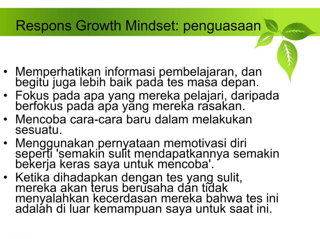 Mengenal Fixed Mindset dan Growth Mindset | PDF