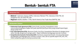Optimalisasi Pemanfaatan Free Trade Agrement | PPTX