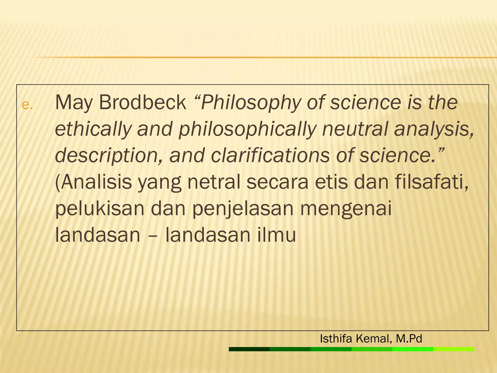 MATERI 1 - Pengantar Filsafat Ilmu | PPT