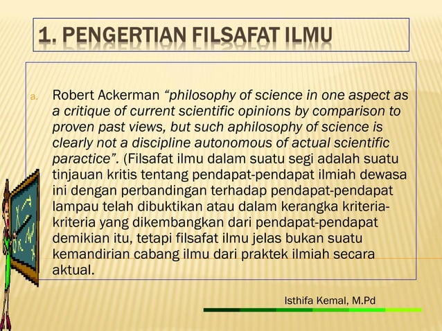 MATERI 1 - Pengantar Filsafat Ilmu | PPT