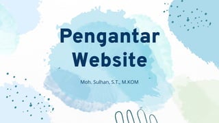 Teknologi Website yang menjelaskan tentang dasar - dasar website | PDF