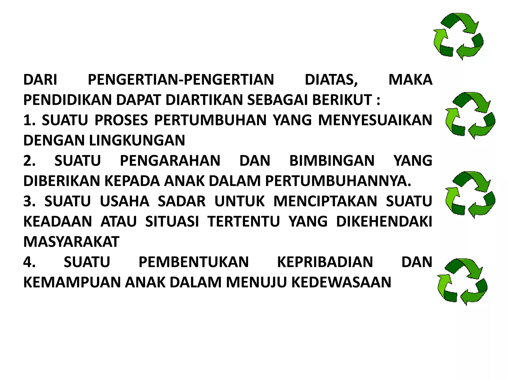 MATERI 1 - Pengertian Pendidikan | PPTX