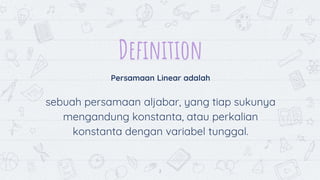 Persamaan Linear | PPTX
