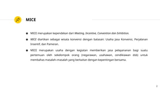 Materi 1 - Produk dan Layanan MICE untuk SMK | PPTX