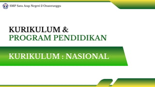 Materi MPLS - Profil Sekolah Tingkat SMP | PPTX