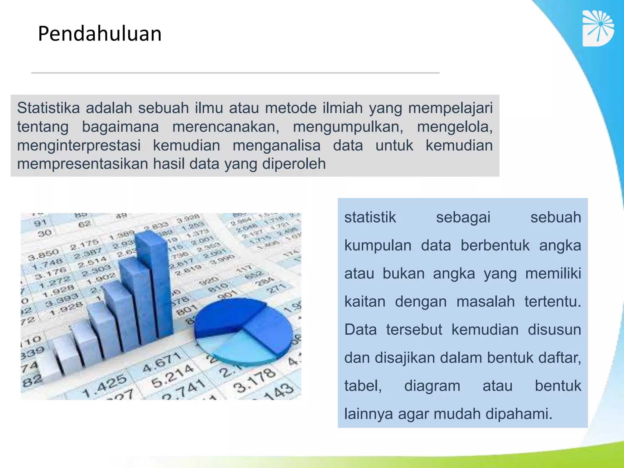 Materi 1 statistik pptx | PPTX